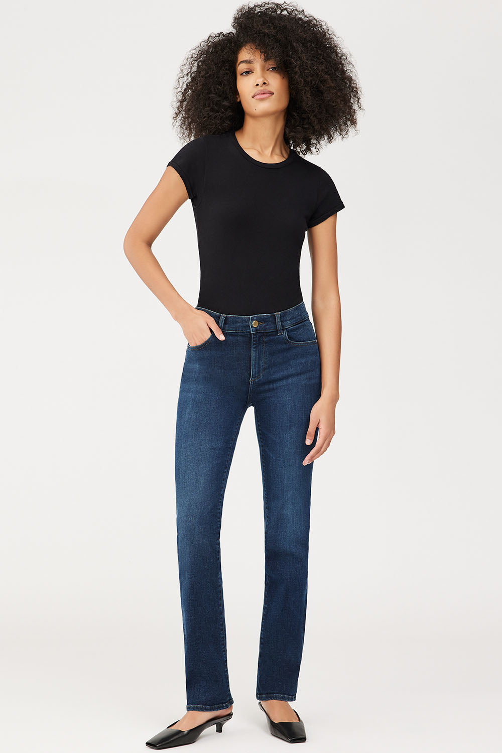 DL1961 | Mara Straight India Ink Sustainable Jeans – Jennifer Glasgow ...