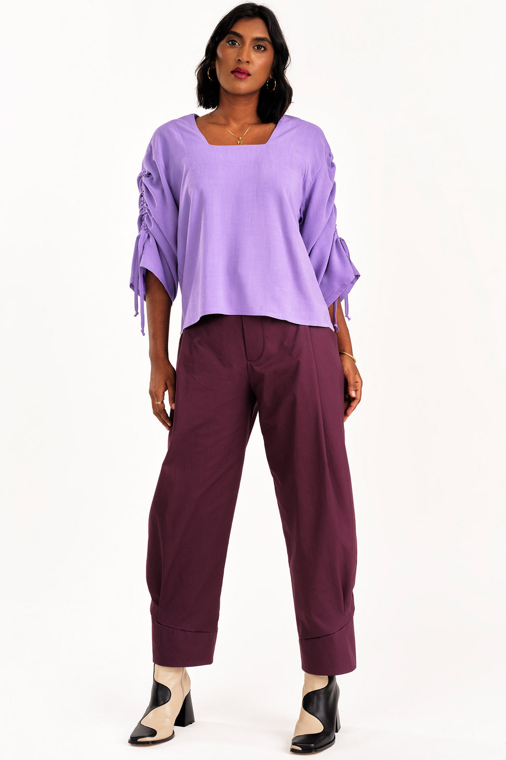 Jennifer Glasgow | Organic Cotton Structured Cuff Ceres Pants ...