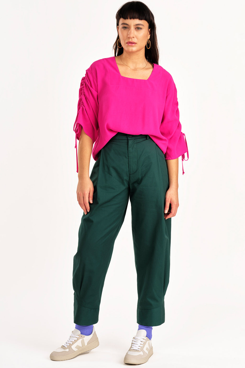 Jennifer Glasgow | Organic Cotton Structured Cuff Ceres Pants ...