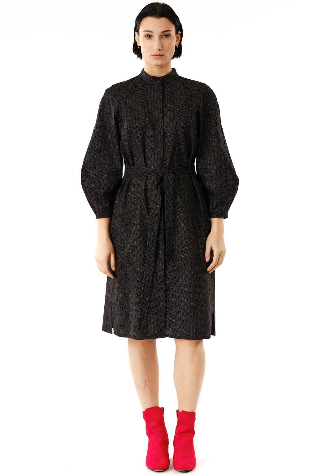 Jennifer Glasgow | Crinkle Cotton ¾ Length Sleeve Lynx Top – Jennifer ...