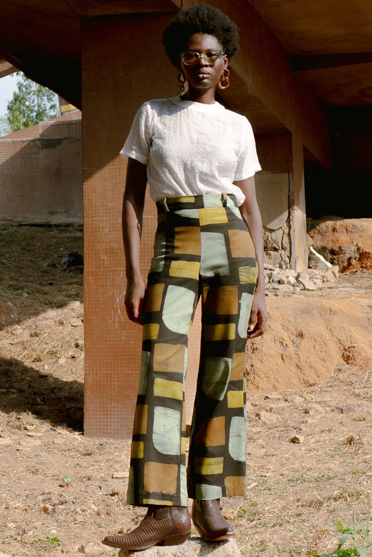 Osei Duro | Veronica Trouser Pistachio Batik Print – Jennifer Glasgow ...